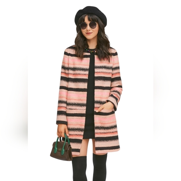 MSGM | Jackets & Coats | Msgm By Massimo Giorgetti Striped Long Coat ...
